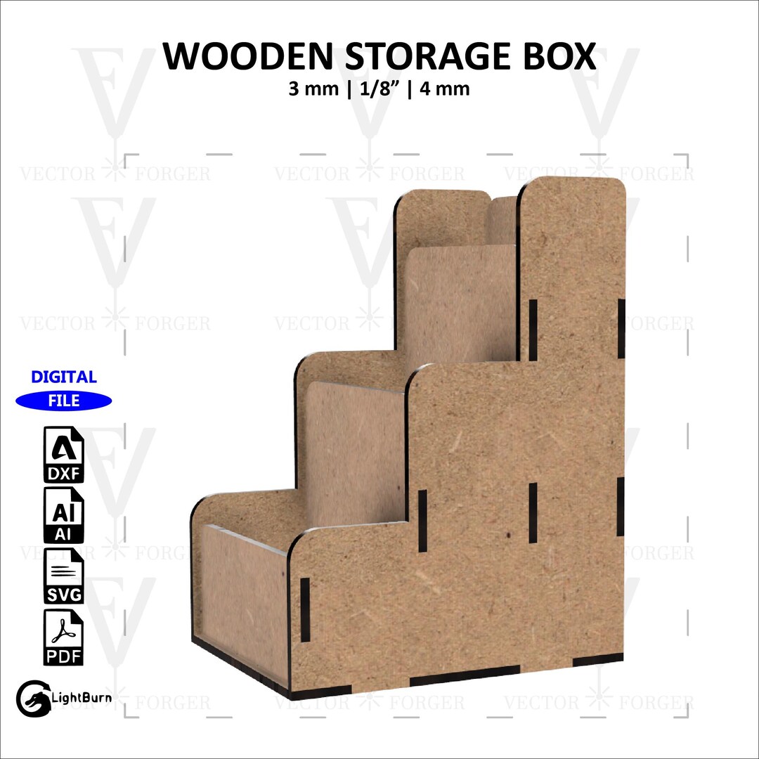 BOX, Holder, Tv Controller BOX, LASER File Cut, Digital, Storage - Etsy