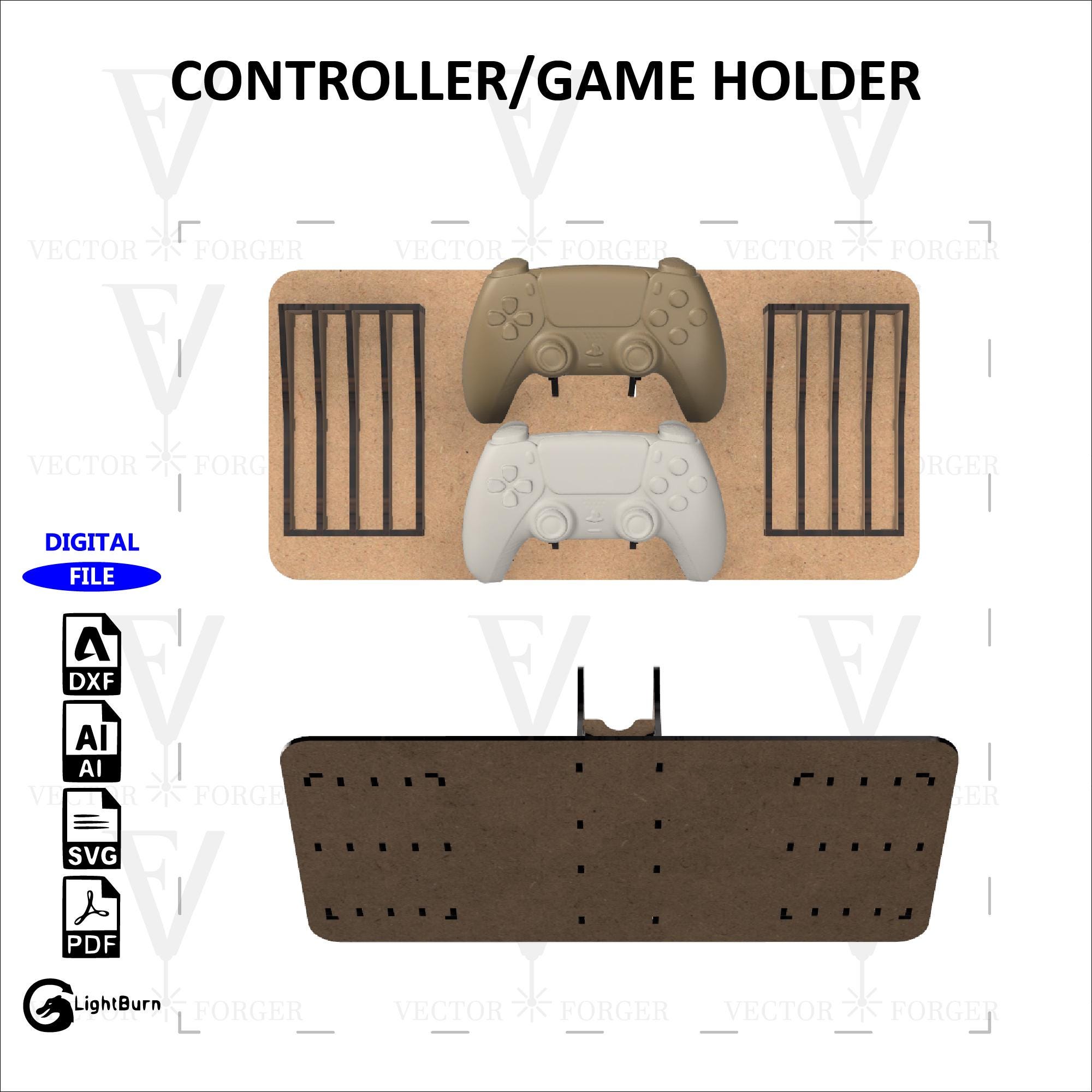 LASER CONTROLLER HOLDER | Laser Cut File | Svg, Dxf | 3mm, 1/8 Inches ...