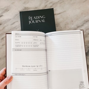 Reading Journal With 2-page Reviews, Star Rating, Spice Level and ...