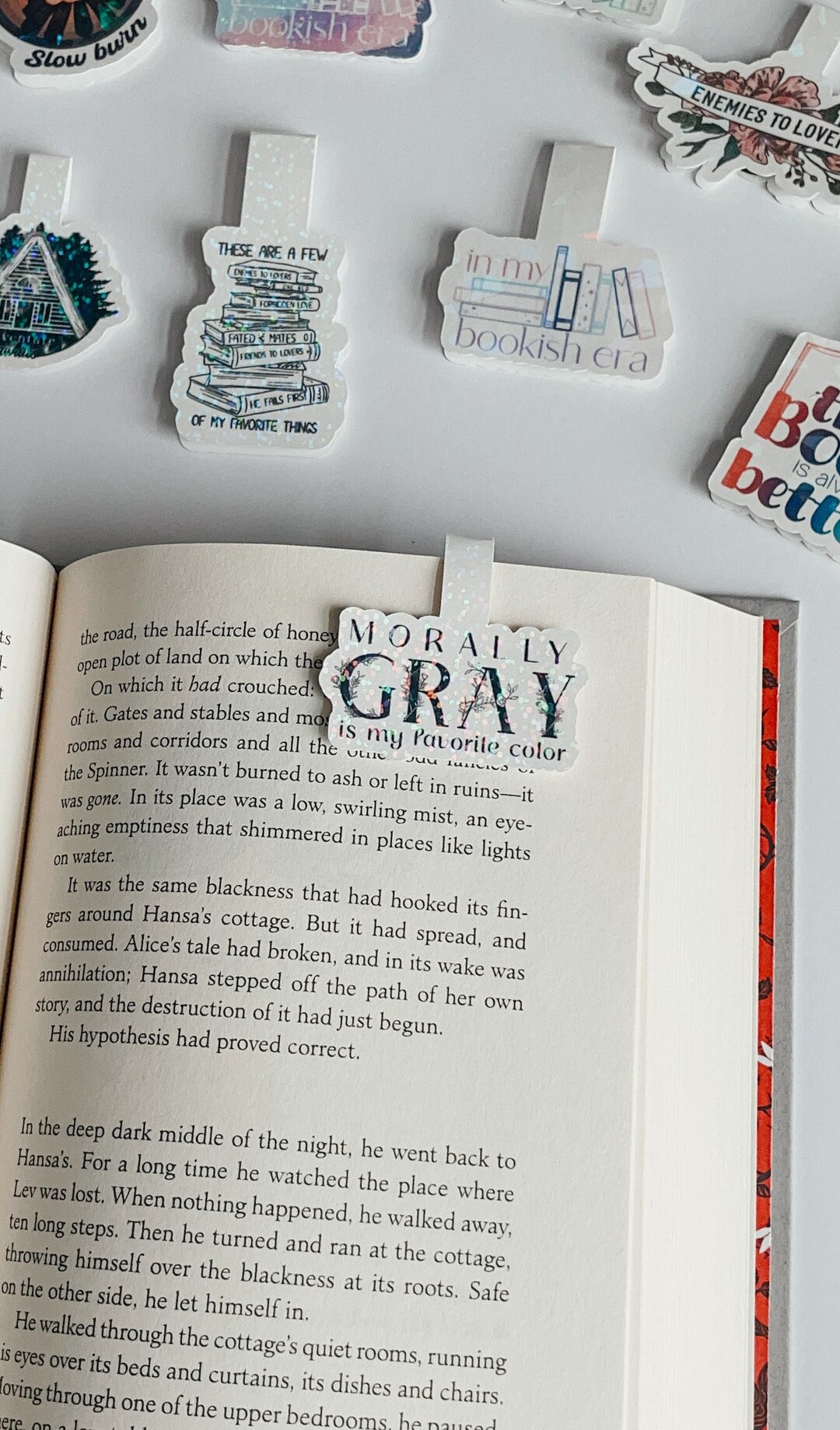 Morally Gray is My Favorite Color Magnetic Bookmark | Cute Bookmarks ...