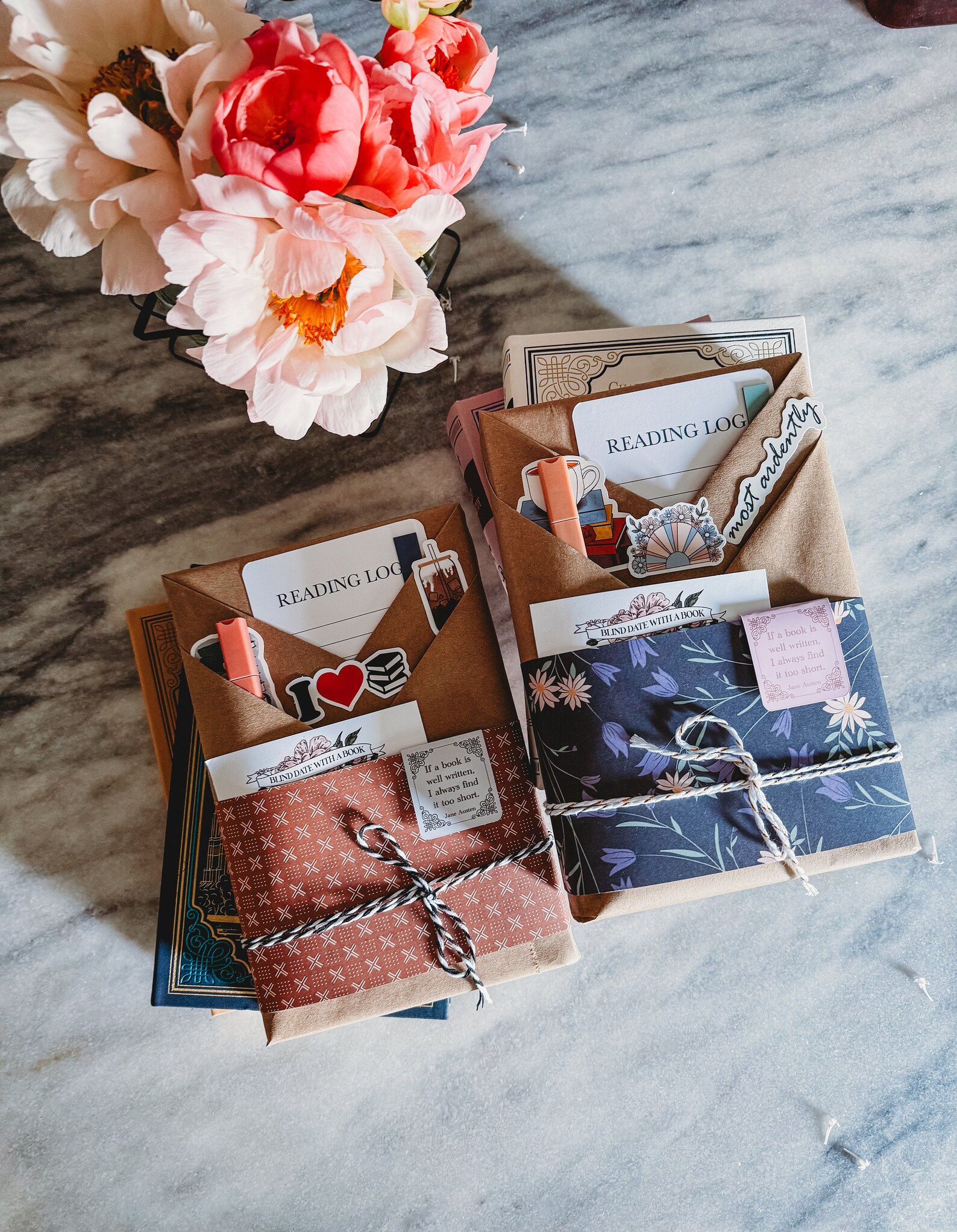 Blind Date With a Classic Book- W/ Stickers, Magnetic Bookmark ...