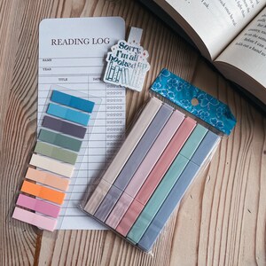 Book Annotating Kit- Bookmark Reading Log, Annotating Tabs ...