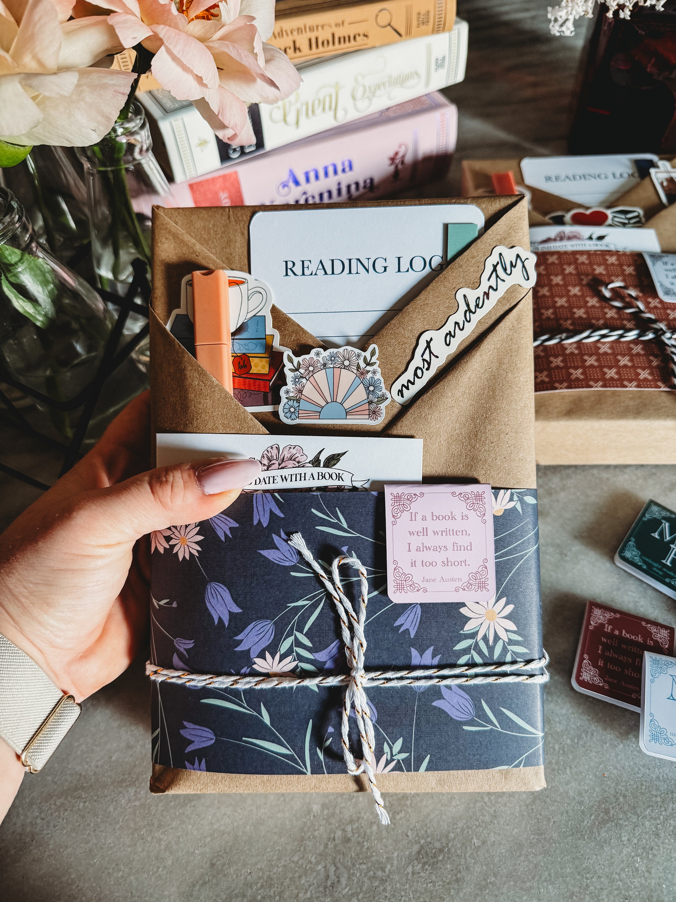Blind Date With a Classic Book- W/ Stickers, Magnetic Bookmark ...