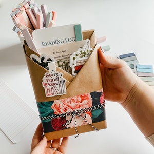 Blind Date With a Book- W/ Stickers, Magnetic Bookmark, Bookmark Log ...