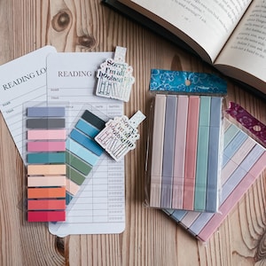 Book Annotating Kit- Bookmark Reading Log, Annotating Tabs ...