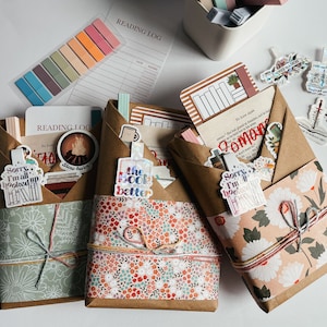 Blind Date With a Book- W/ Stickers, Magnetic Bookmark, Bookmark Log ...