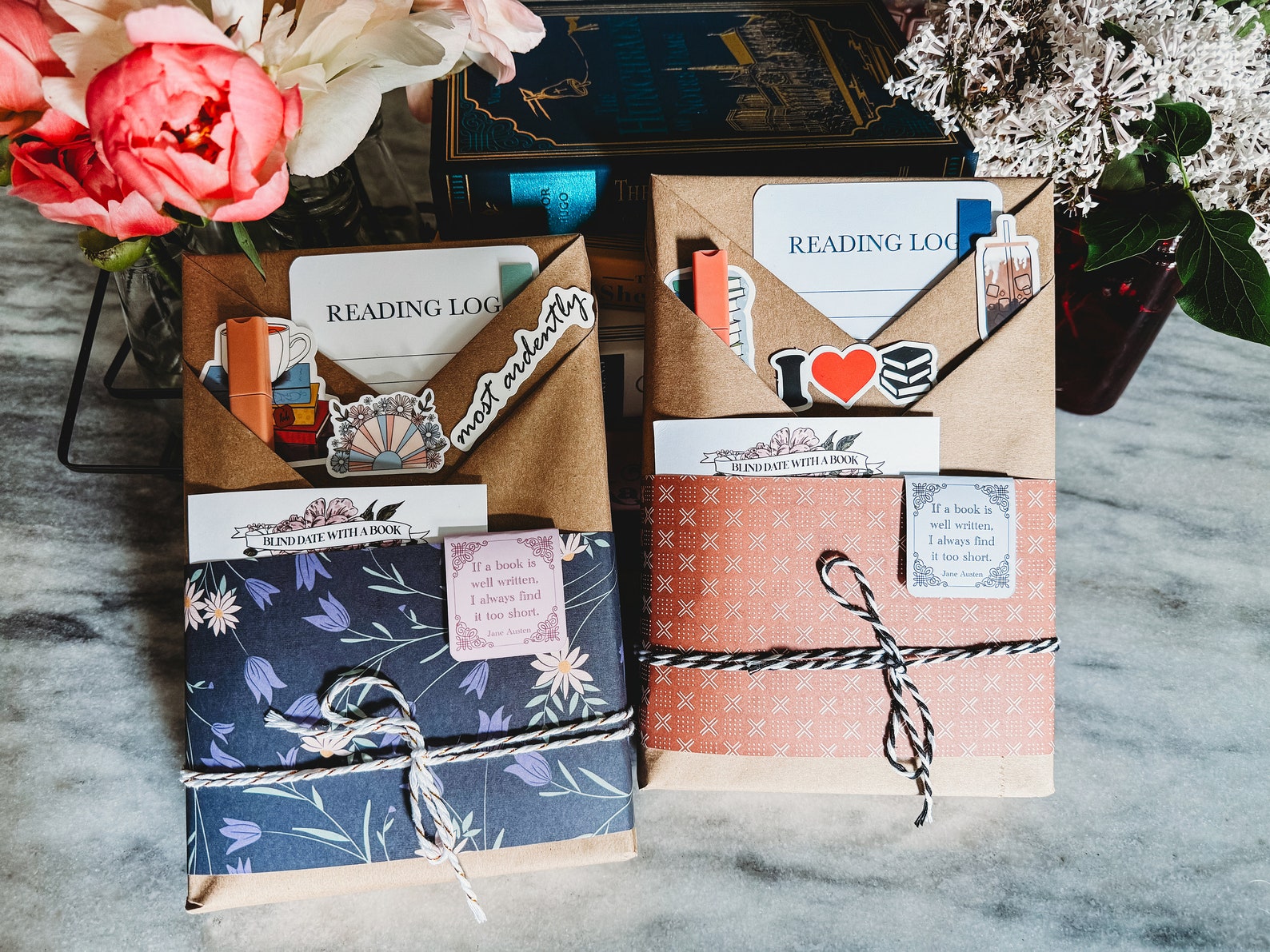 Blind Date With a Classic Book- W/ Stickers, Magnetic Bookmark ...