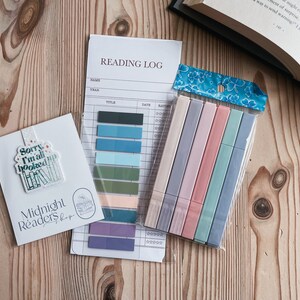 Book Annotating Kit- Bookmark Reading Log, Annotating Tabs ...