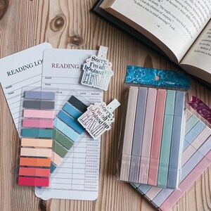 Book Annotating Kit- Bookmark Reading Log, Annotating Tabs ...