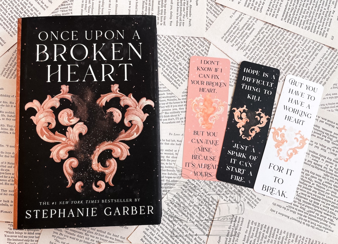 Bookmark Pack Once Upon a Broken Heart Inspired Bookmark Stephanie ...