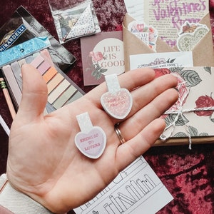 Valentine's Book Box | Blind Date With a Book, Magnetic Bookmarks ...