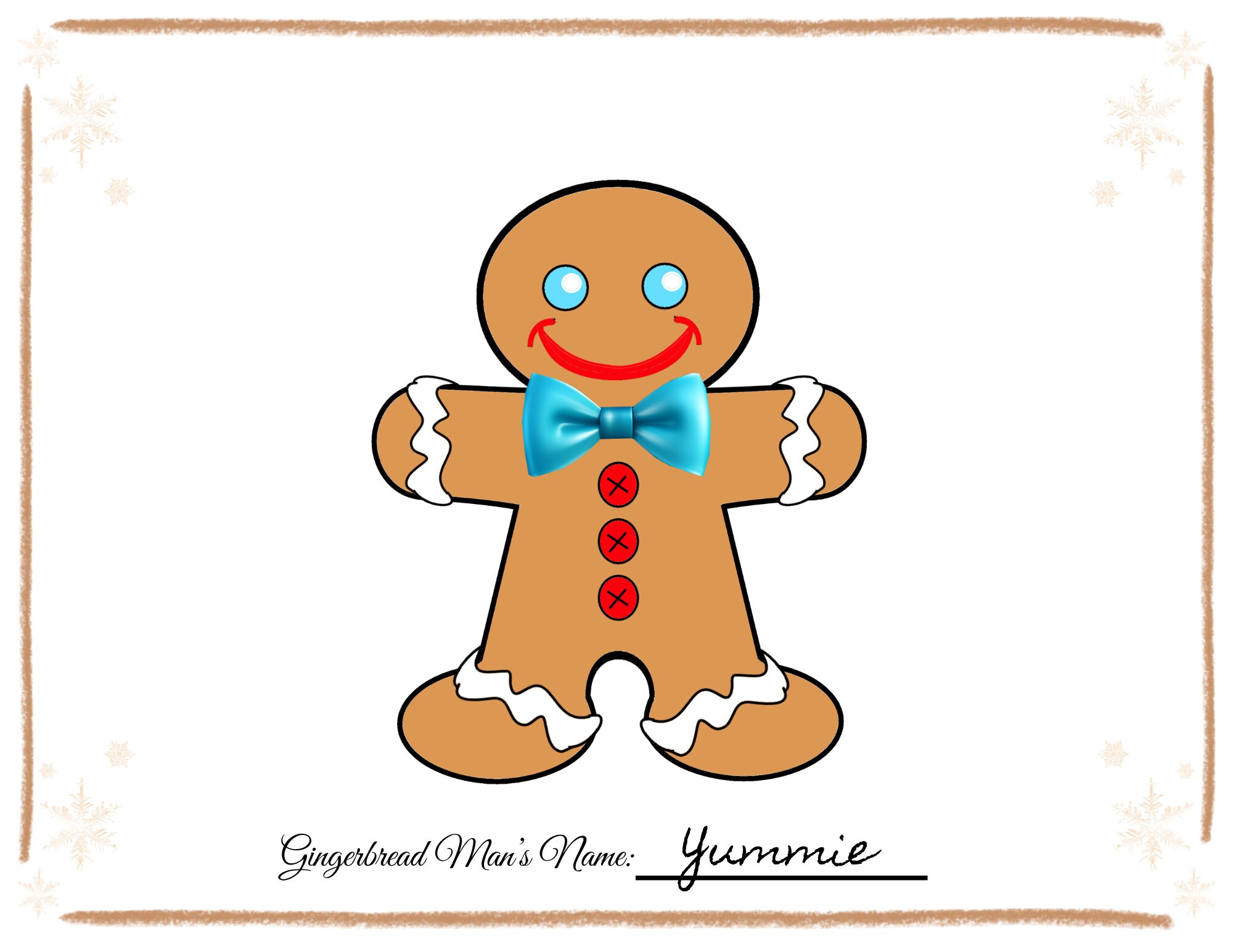 Roll A Gingerbread Man Game Printable Christmas Dice Game Winter ...