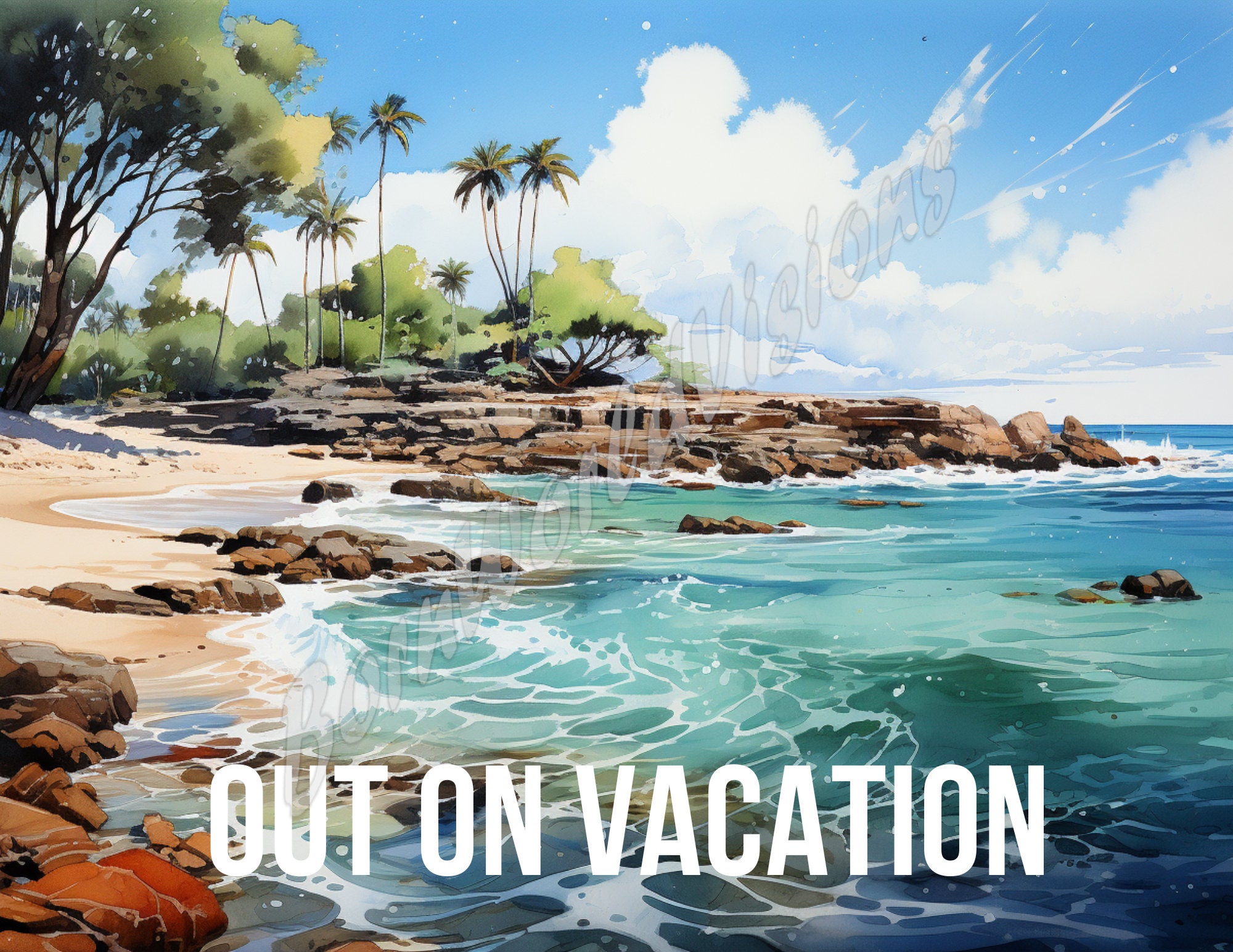 Office Cubical Out on Vacation Printable Signs DIY Bundle Printable Out ...