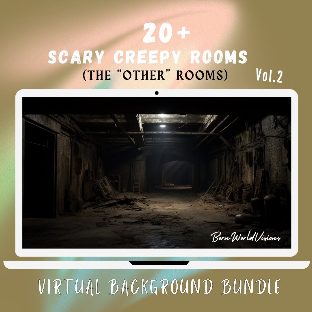 Scary Place Virtual Background Bundle Creepy Rooms Vol. 2 - Etsy Australia