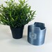 Piston Planter - Metallic Gray Car Piston Pot, Man Cave Decor - Etsy