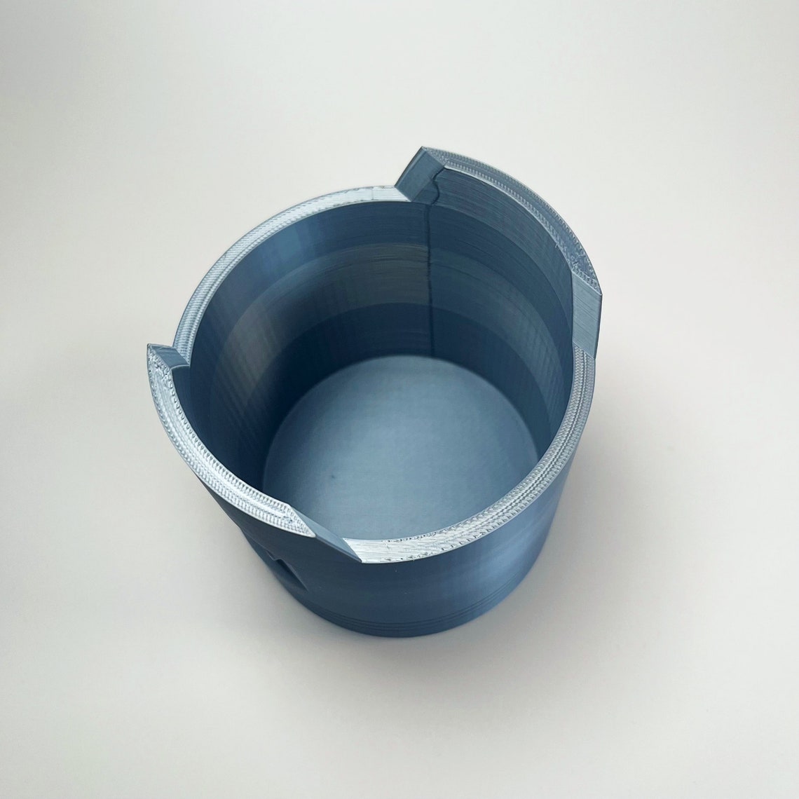 Piston Planter - Metallic Gray Car Piston Pot, Man Cave Decor - Etsy