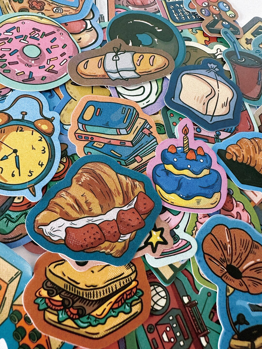 Baguette Sticker｜donut Stickers｜trendy 90s Retro Sticker｜classic Style ...