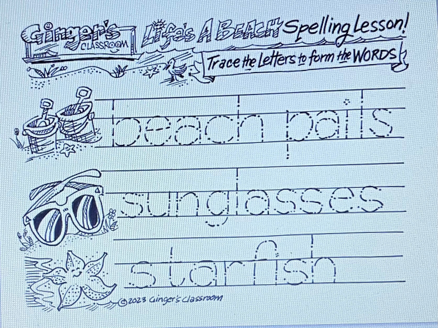 Life's A Beach-printable Activity for Kids - Etsy