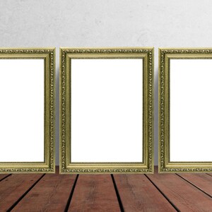 A2 Poster Frames/ A3 / A4 Photo Frame / A5 - Black Gold Picture Frame ...
