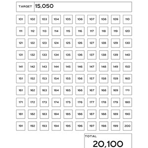 200 Envelope Challenge - Etsy