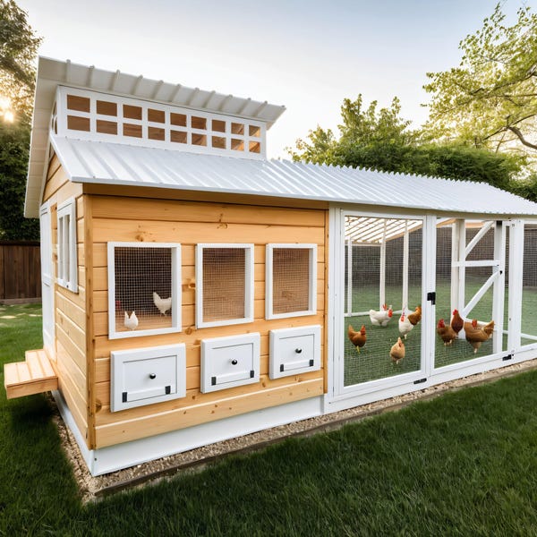 Chicken Coop Plans 20 Chickens - Etsy