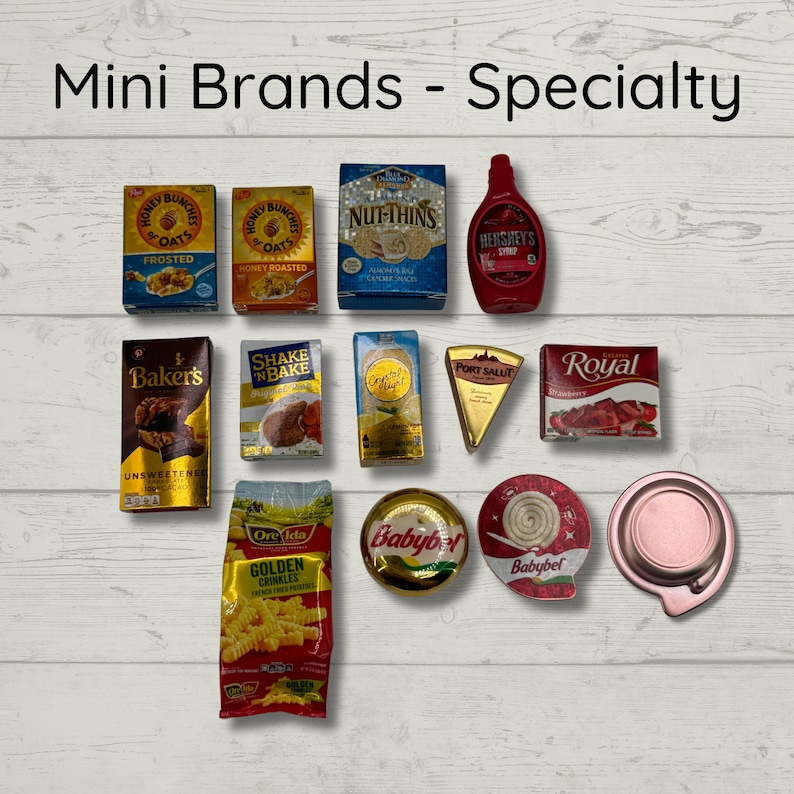 Mini Brands | Specialty Minis | Gold | Rose-gold | Metallic | Glow in ...