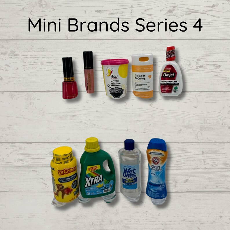 Mini Brands | Series 4 Miniatures - Etsy