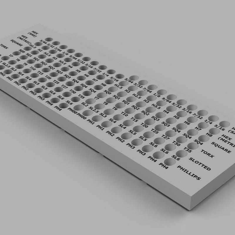 Hex Bit Organizer 3d Print - Etsy UK