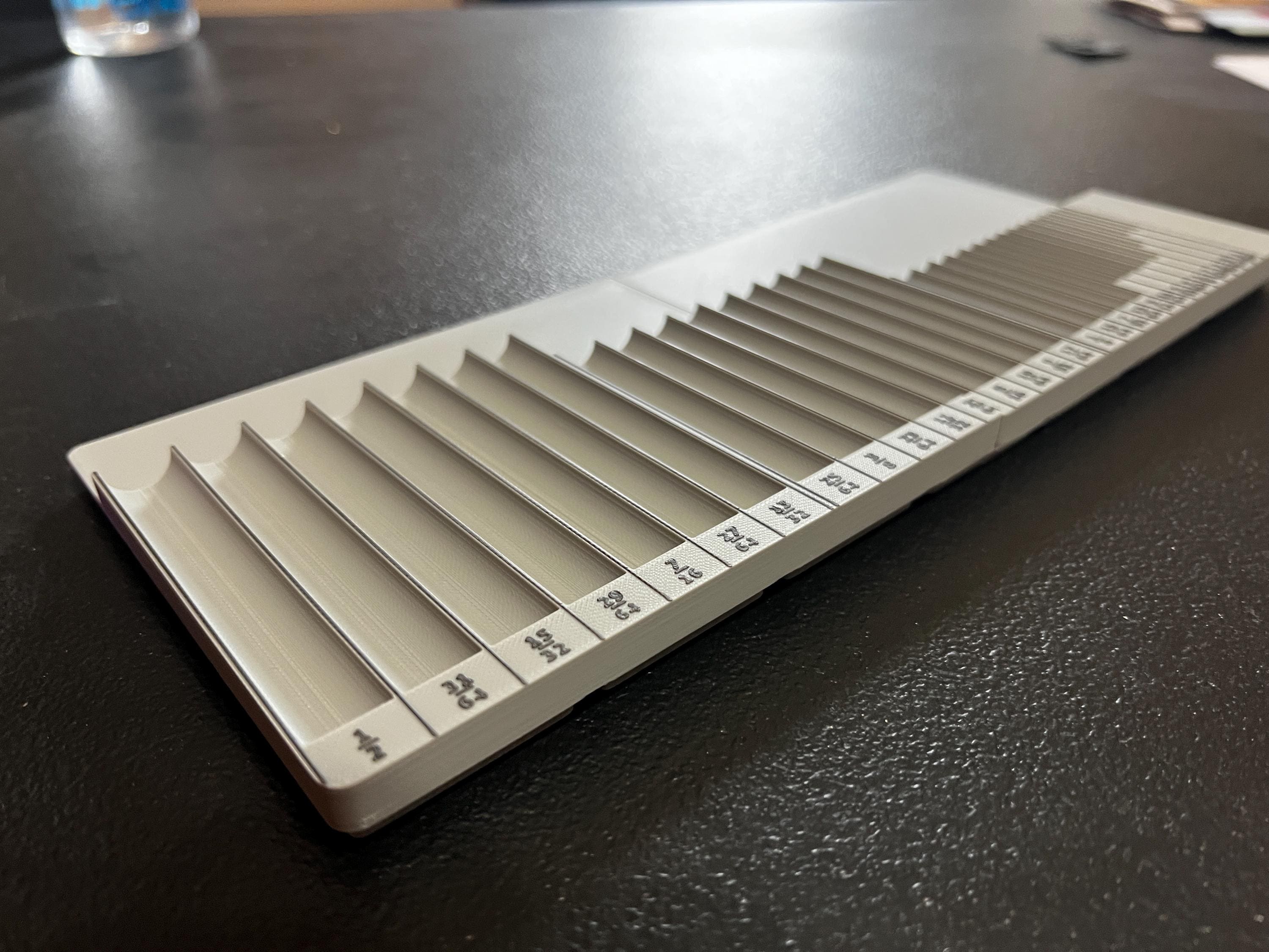 Gridfinity Drill Bit Organizer: 29-bit 3D Printed Toolbox Insert - Etsy