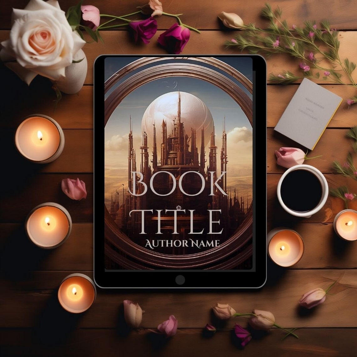 Premade Book Cover Science Fiction Fantasy /self-published Author Text ...