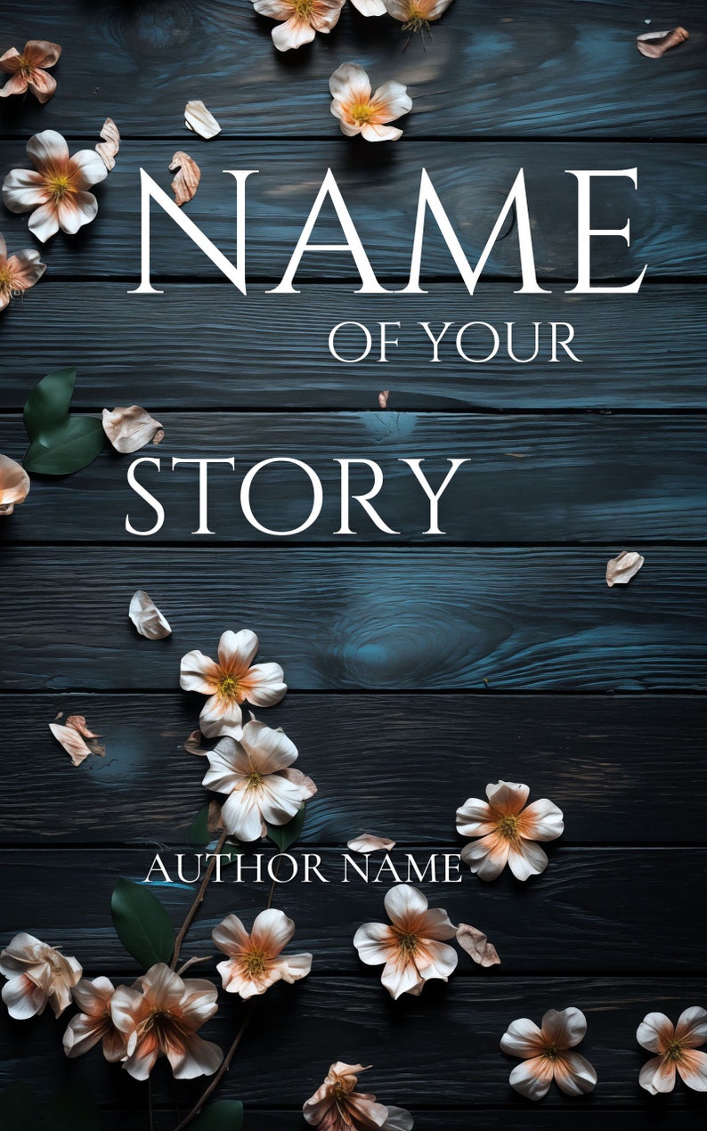 Premade Book Cover /self-published Author Text Customizable Kindle ...