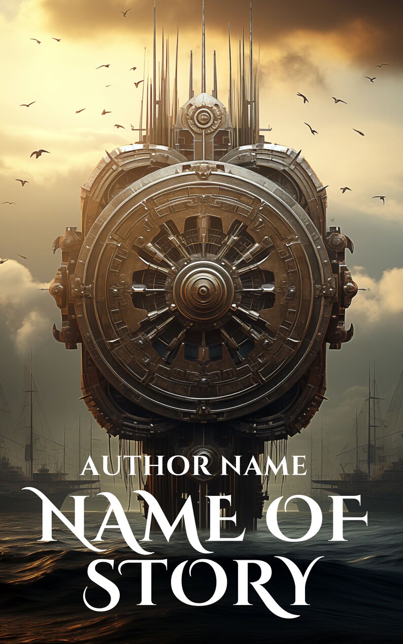 Premade Book Cover Science Fiction Fantasy /self-published Author Text Customizable Kindle Ebook ...