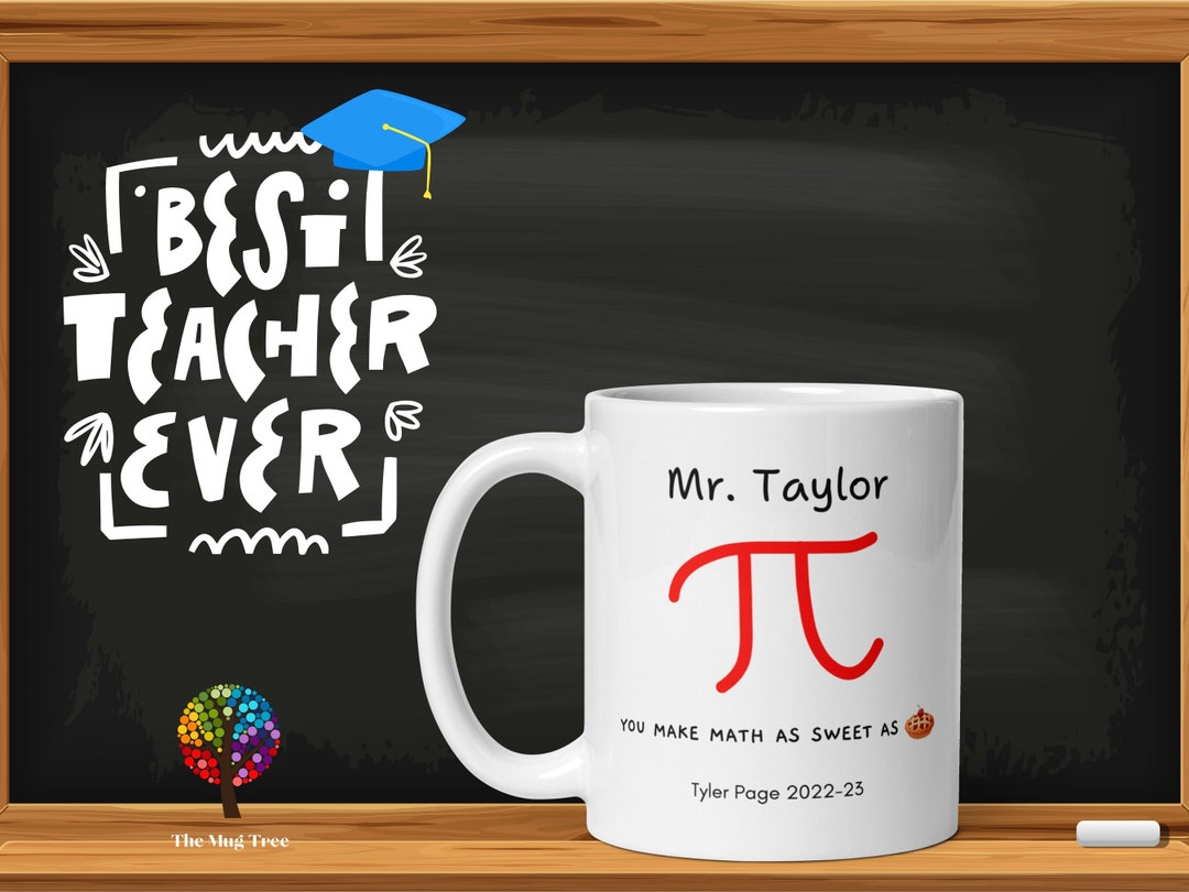 Funny Custom Math Teacher Mug, Teacher Appreciation Gift, Teacher Gift ...