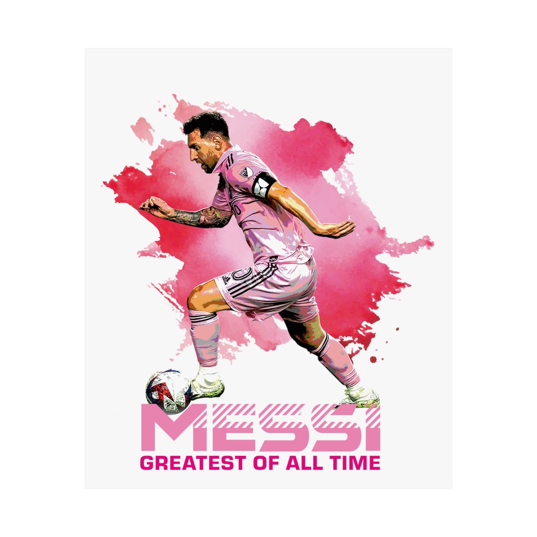 Messi Posters, Matte Vertical Posters, GOAT - Etsy