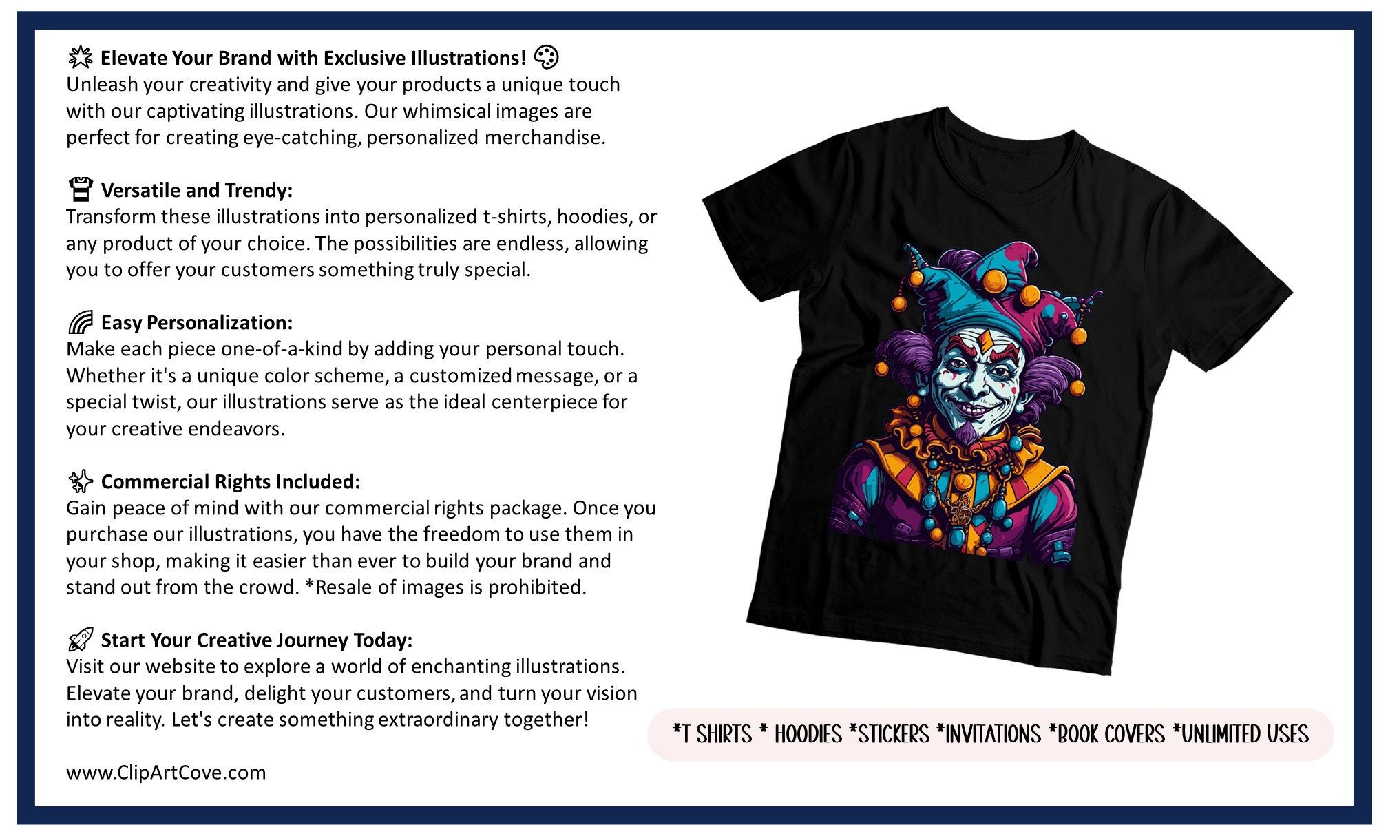 Dark Jester Vector Illustration Bundle - Etsy