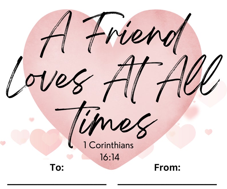 Printable Biblical Classroom Valentines for Valentines Day - Etsy
