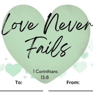 Printable Biblical Classroom Valentines for Valentines Day - Etsy