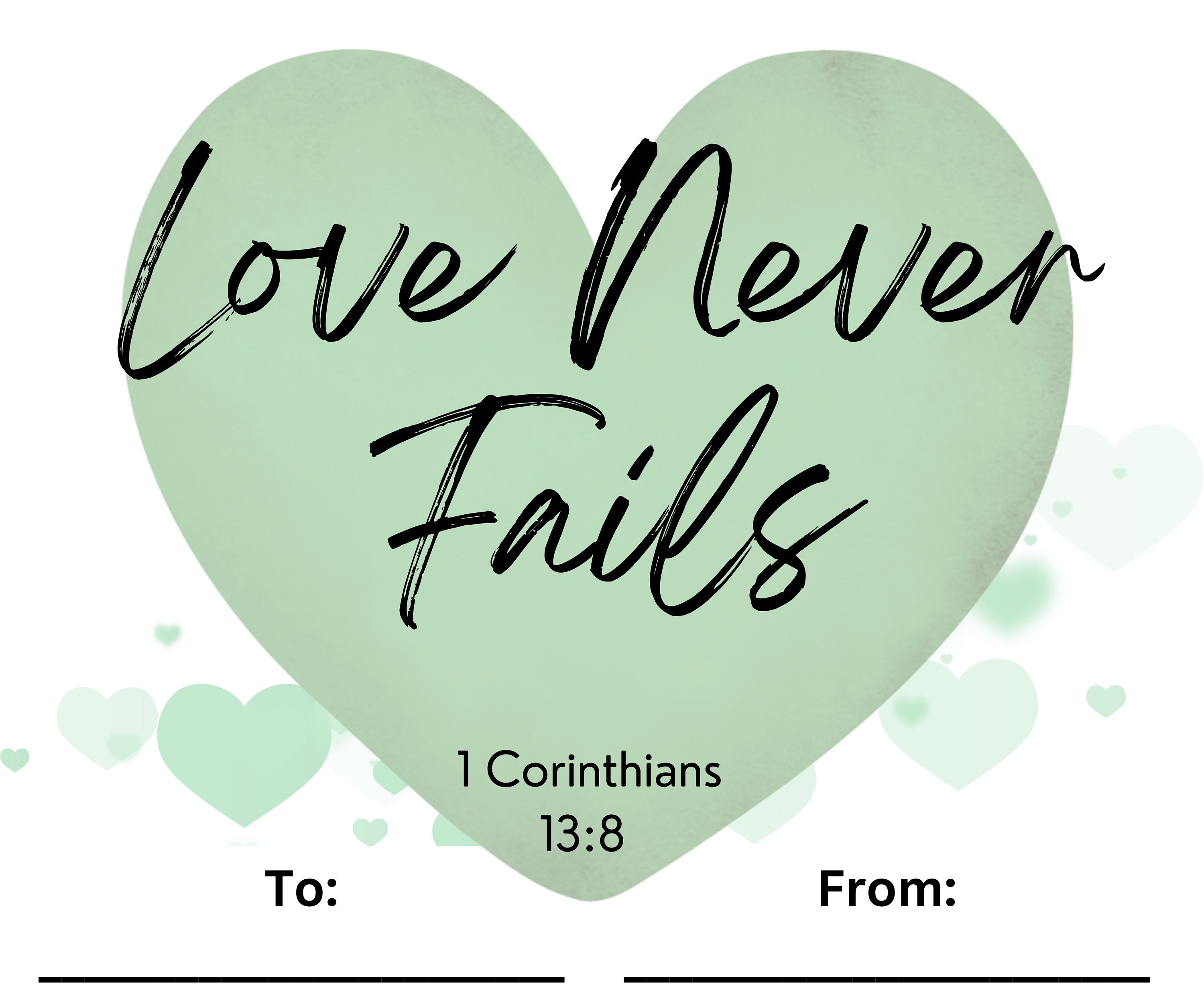 Printable Biblical Classroom Valentines for Valentines Day - Etsy
