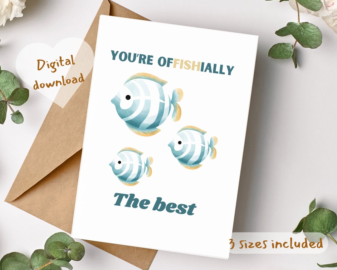 You're Offishially the Best Printable Funny Affrimation Card ...