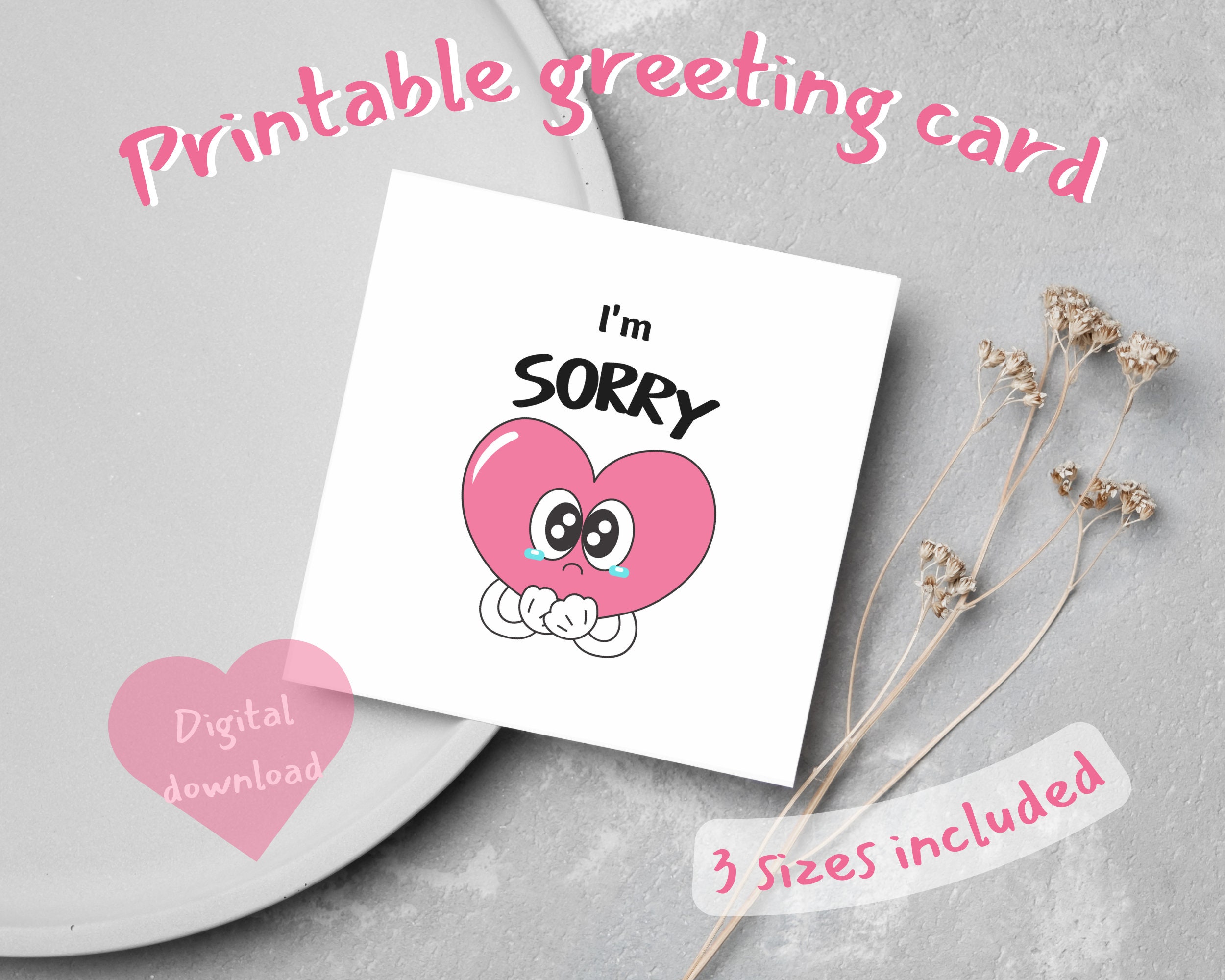 Handmade Sorry Cards For Boyfriend