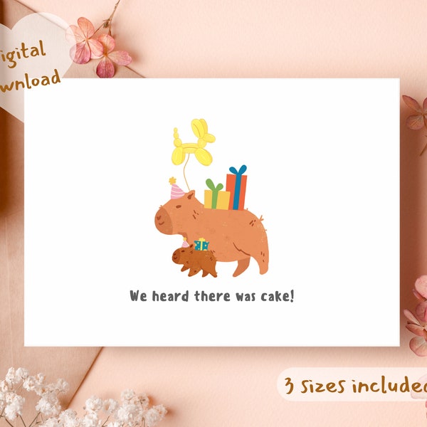 We Heard There Was Cake Card - Etsy