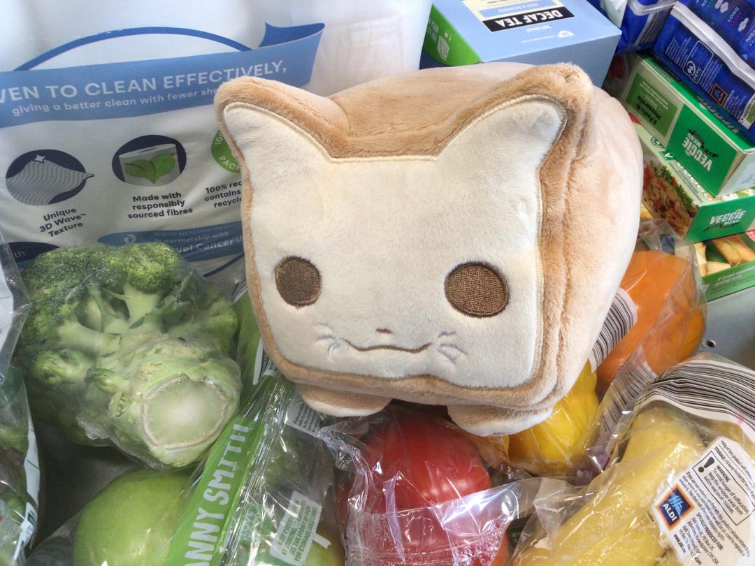 Crumble the Cat Loaf Plushie - Etsy