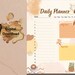 Printable Planner, Coffee-themed Digital Daily Planner, Cozy Daily ...