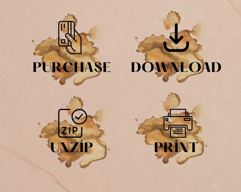 Printable Planner, Coffee-themed Digital Daily Planner, Cozy Daily ...