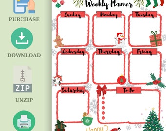 Printable Planner Coffee-themed Digital Daily Planner Cozy - Etsy