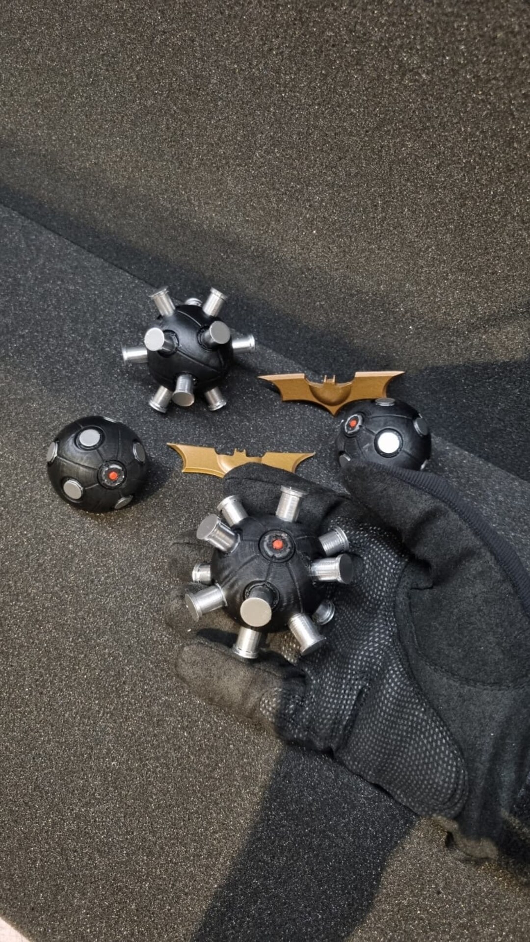 Bat Bomb STL File open and Closed Version Thedarkknight - Etsy