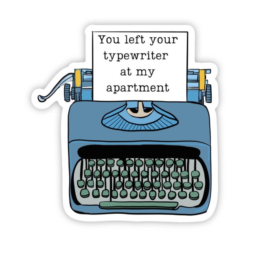 Taylor Swift TTPD Typewriter Sticker - Etsy
