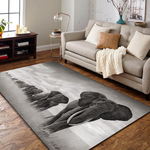 Elephant Rug - Etsy