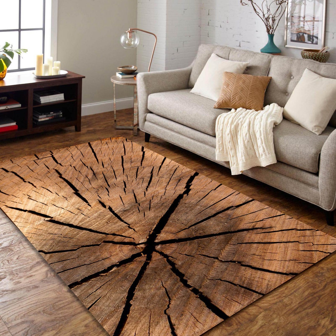 Tree Ring Rug, Corridor Rugs, Modern Rugs Office Rug, Farmhouse Rugs ...
