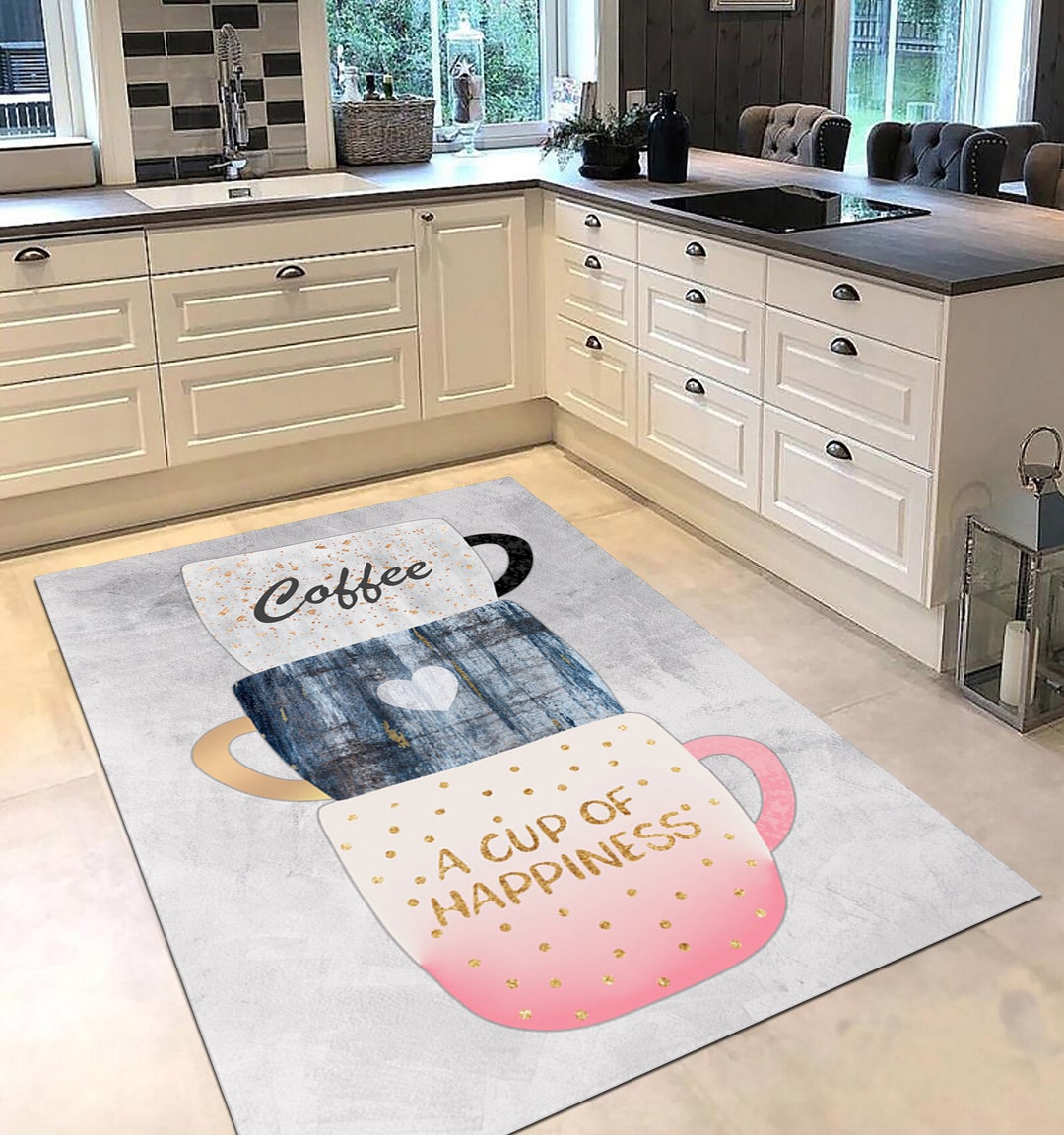 Coffee Kitchen Decor Rugs, Popular Rugs, Bedroom Rug, Coffee Rugs, Anti ...